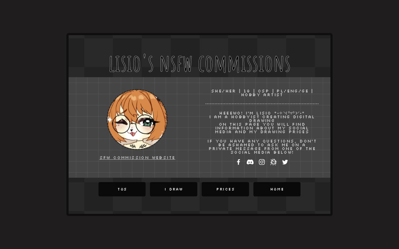 lisio nsfw commissions